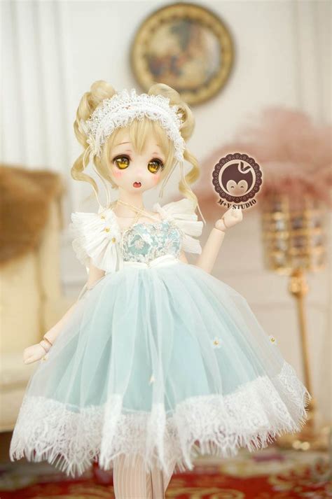 M+V STUDIO OUTFIT Auroral dress(White×Blue) 40cm(MDD/S-M胸) | 総合ドール専門通販 ...
