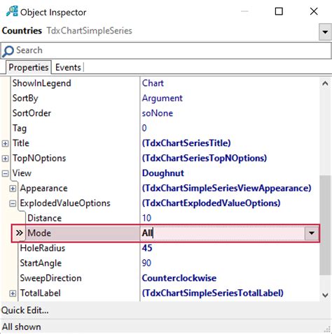 Vcl Charts Doughnut View Tutorial Step 3 Appearance Customization