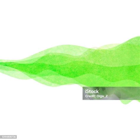 수채화 투명 파그린 컬러 배경입니다 수채화 손 그린 파도 일러스트 가리기에 대한 스톡 벡터 아트 및 기타 이미지 가리기 그래픽 프린트 노랑 Istock
