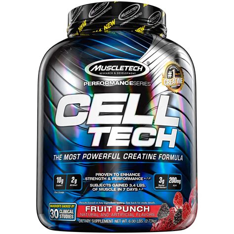 Muscletech Cell Tech Creatine Formula Fruit Punch 6 Lb Dr Nutrition Ksa