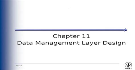 Ppt Chapter 11 Data Management Layer Design Dokumentips