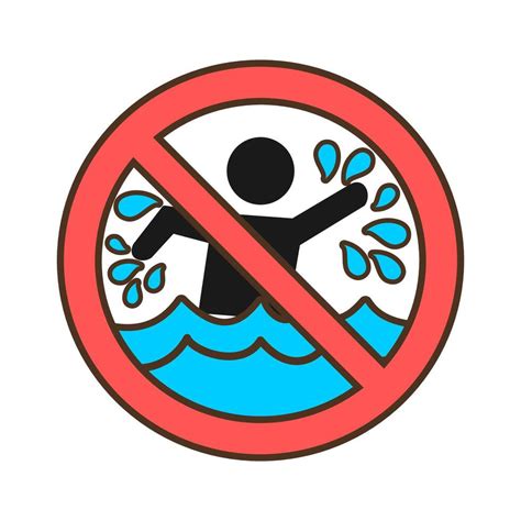 Pool Warning Message Vector Art Icons And Graphics For Free Download