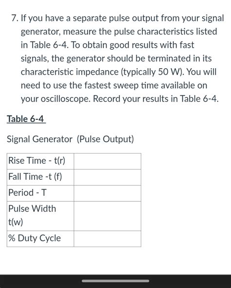 Solved If You Have A Separate Pulse Output From Your Chegg Com