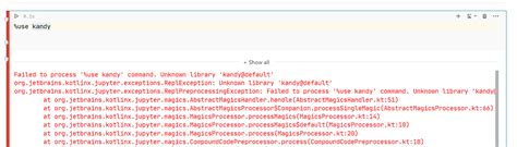 Cant Load Kandy Problems And Bugs Datalore Forum