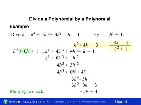 Section 12 8 Dividing A Polynomial By A Polynomial Ppt