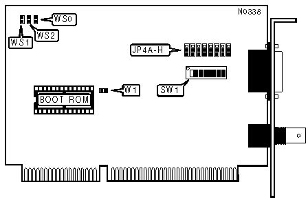 LNI390A 16 BIT ISA Network Card Settings And Configuration
