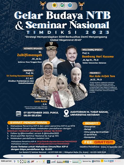 Pamflet Seminar Nasional Ide Pamflet Seminar Di 2025 Desain Pamflet Referensi Desain