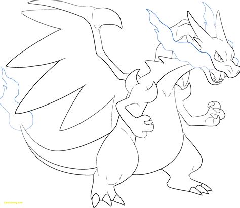 Mega Charizard X Drawing At PaintingValley Com Explore Collection Of Mega Charizard X Drawing
