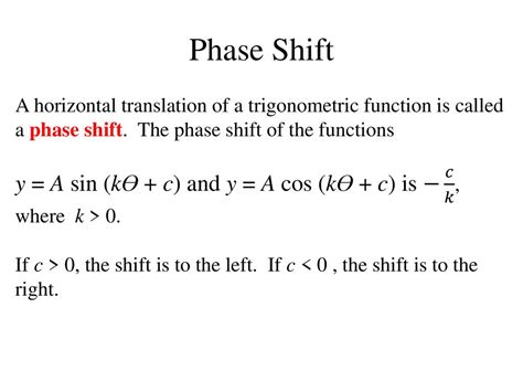 6 5 Translations Of Sine And Cosine Functions Ppt Download
