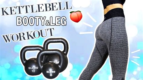 Kettlebell Only Leg And Booty Workout 🍑 Youtube