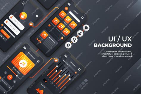 Premium Vector Realistic Uiux Background