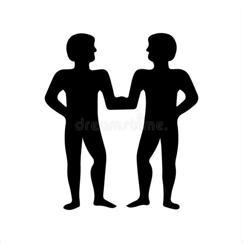 Twin Silhouette Stock Illustration Illustration Of Action 4035804