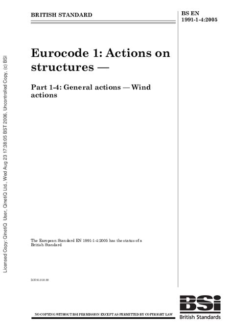 pdf eurocode 1 actions on structures part 1 4 general actions