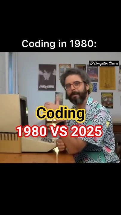 Coding In 1980 Vs 2025 Shorts Youtube
