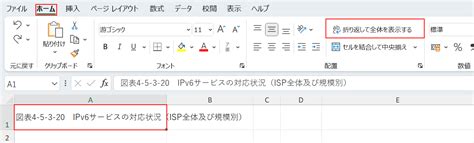 エクセルの折り返して全体を表示を使って自動改行する方法｜office Hack