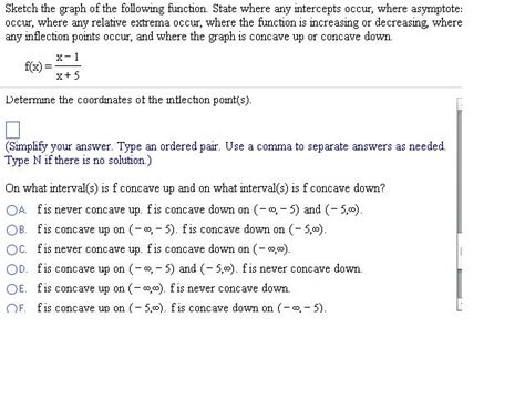 Solved Sketch The Graph Of The Following Function State