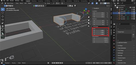 Blender Curves Square Cross Section Modeling Blender Artists Community