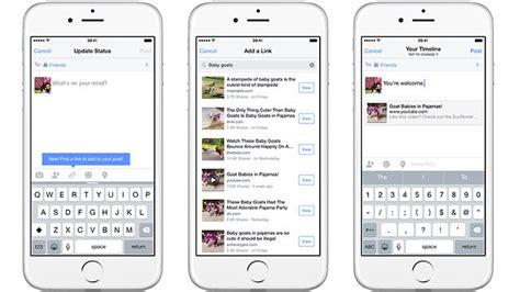 Facebook For Ios Now Lets You Find And Share Web Links Without Leaving The App
