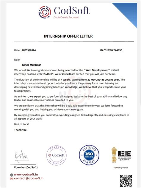 Internship Codsoft Kinza Mukhtiar