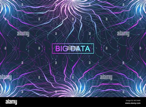 Big Data Complex Graphic Abstract Background Communication Perspective Backdrop Visualization