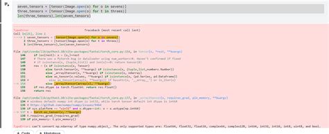 Error When Converting To Tensor Part 1 2022 Fastai Course Forums