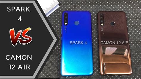 Tecno Spark Vs Camon Air Speed Test Comparison Youtube