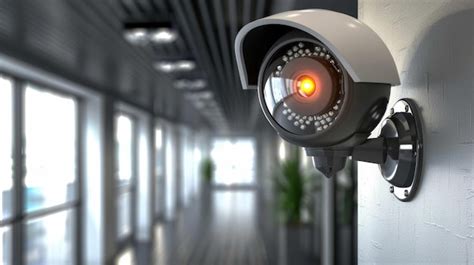 The Cctv Security Camera Using For Recording And Monitoring The Criminals Scene Premium Ai