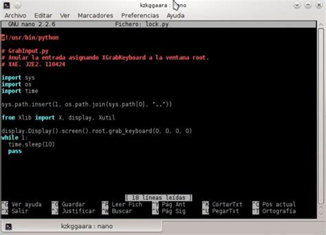 Highlights Python Code In Nano Editor In Terminal