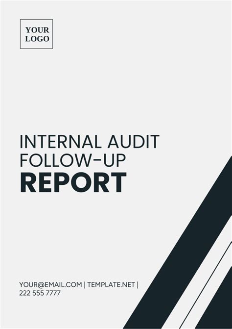 Internal Audit Follow Up Report Template Edit Online And Download Example