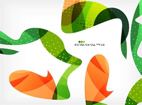 Premium Vector Colorful Abstract Flowing Shapes