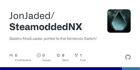 GitHub JonJaded SteamoddedNX Balatro ModLoader Ported To The Nintendo Switch