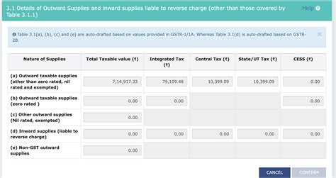 New Ledger Of Gst Portal Rcm Liability Itc Statement