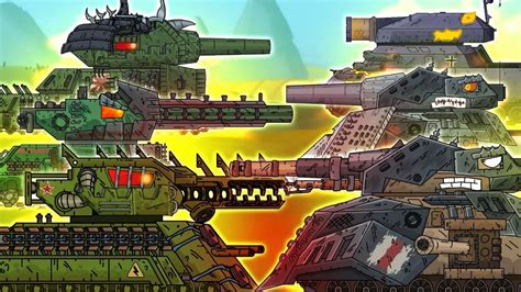 Топ 4 Серии Ратте против Гусей Мультики про танки Youtube