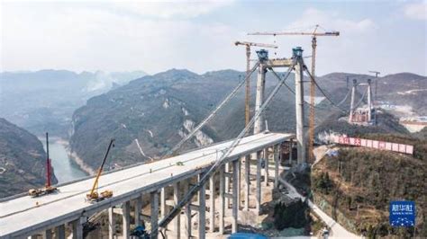 金烽乌江大桥建设稳步推进贵金古古蔺路桥