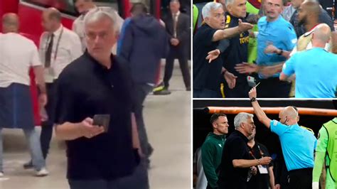 მოურინიო მსაჯს ავტოსადგომზე დაელოდა და სიტყვიერი შეურაცხყოფა მიაყენა