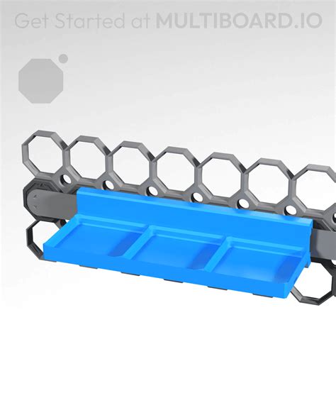3x1 Gridfinity Shelf Rail Slider 3d Model By Multiboard On Thangs Image 4 Of 4