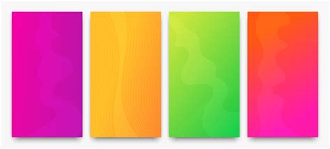 Modern Colorful Gradient Background With Lines 39648174 Vector Art At