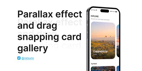 Card Gallery Parallax Wdrag Snapping Figma