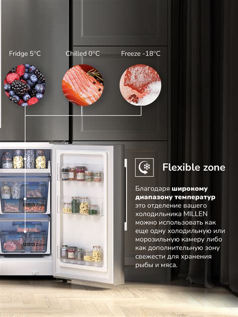 Отдельностоящий холодильник Cross Door MILLEN MCD 595XID купить в ...