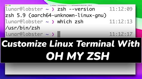 How To Customize Linux Terminal With Oh My Zsh 2023 Oh My Zsh
