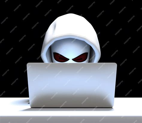Premium Ai Image Anonymous Cute Hacker Concept Of Hacking Cybersecurity Cybercrime Cyberattack Etc