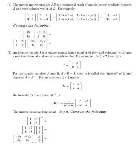 Solved This Question Is A Linear Algebra Warm Up Pts Chegg