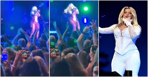 Bebe Rexha Popstar Hit On Face By Phone Thrown At Her During New York