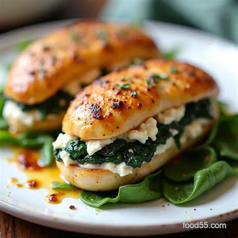 Greekstyle Spinach And Feta Stuffed Chicken Juicy Weeknight Food55