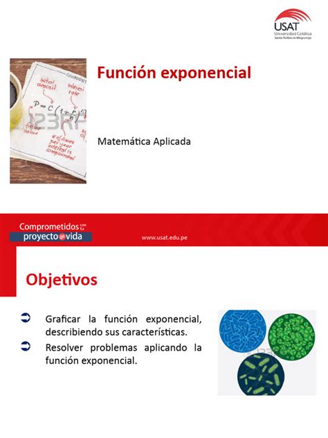 Función Exponencial Y Sus Aplicaciones Pdf Funcion Exponencial Función Matemáticas