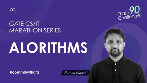 Gate Csit Marathon Series Algorithms Gate 2024 Geeksforgeeks