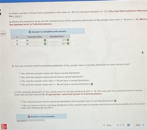 solved a random sample is drawn from a population with mean