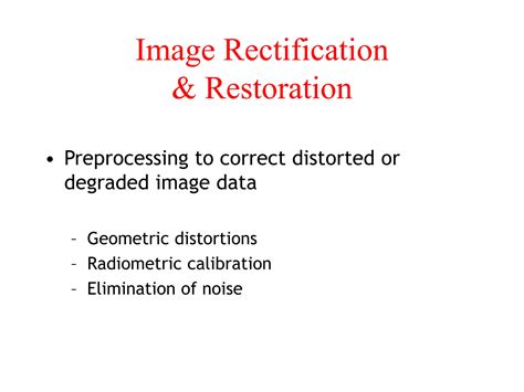 10 Image Rectification And Restorationppt Photo Editing Software Computer Software And