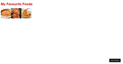 jsx attributes and styling forked codesandbox
