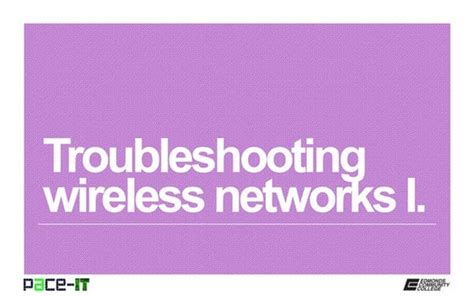 Pace It Troubleshooting Common Network Issues Ppt